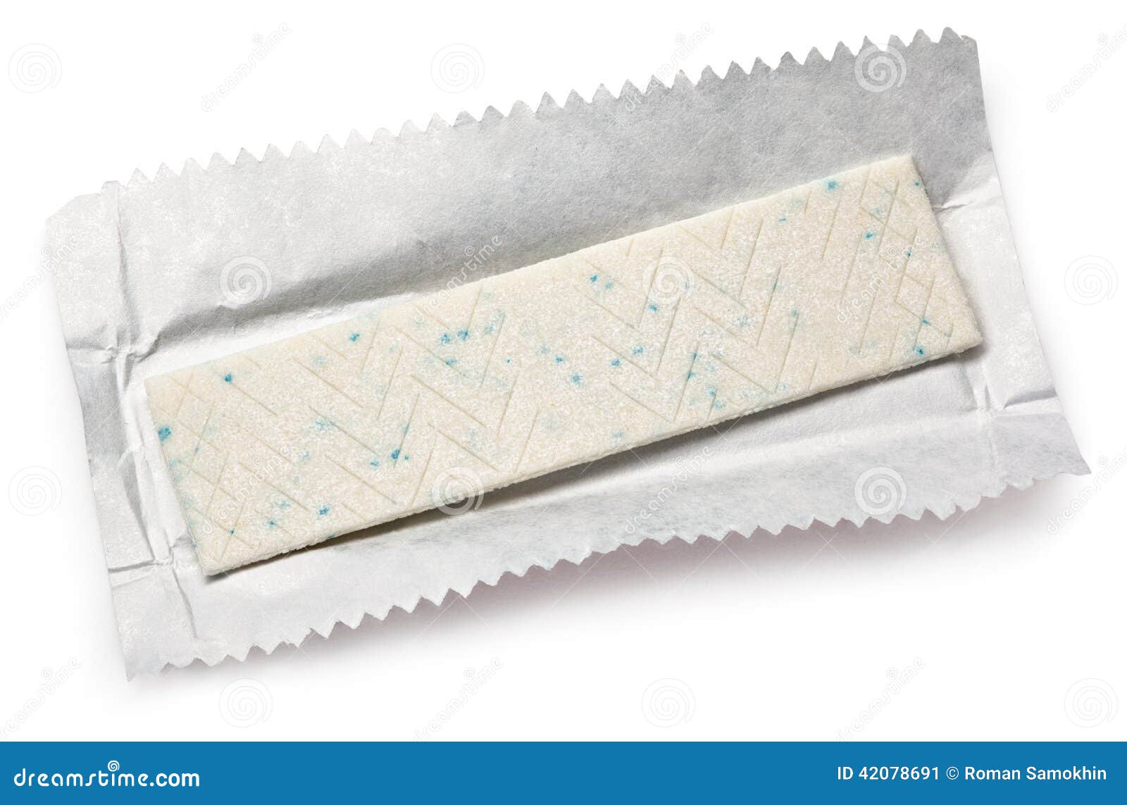 Placa Del Chicle En El Papel De Embalaje Imagen de archivo - Imagen de ...