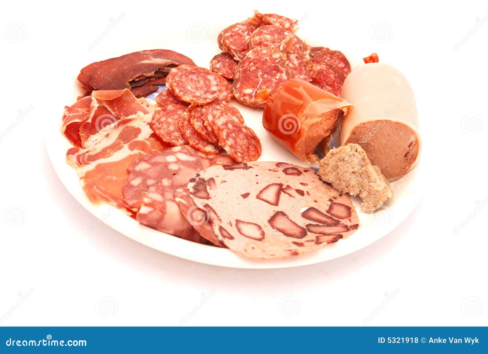 Placa del Wurst foto de archivo. Imagen de carne, sabroso - 5321918