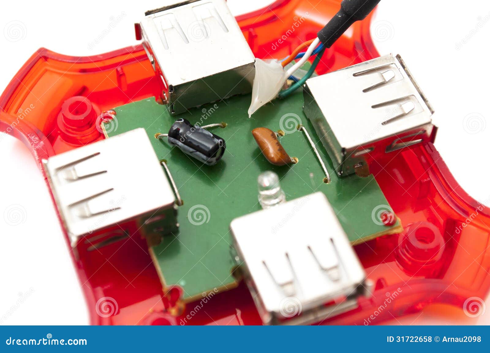 Placa do microcontrolador foto de stock. Imagem de plugue - 31722658