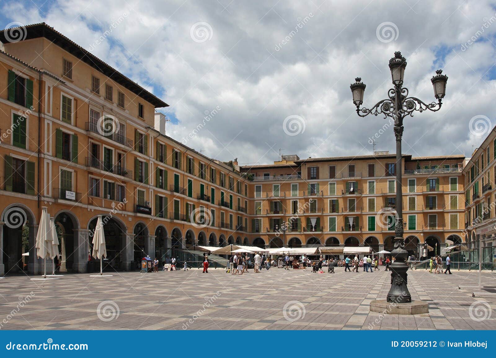 Placa Major in Palma , Mallorca , Spain Editorial Photography - Image ...
