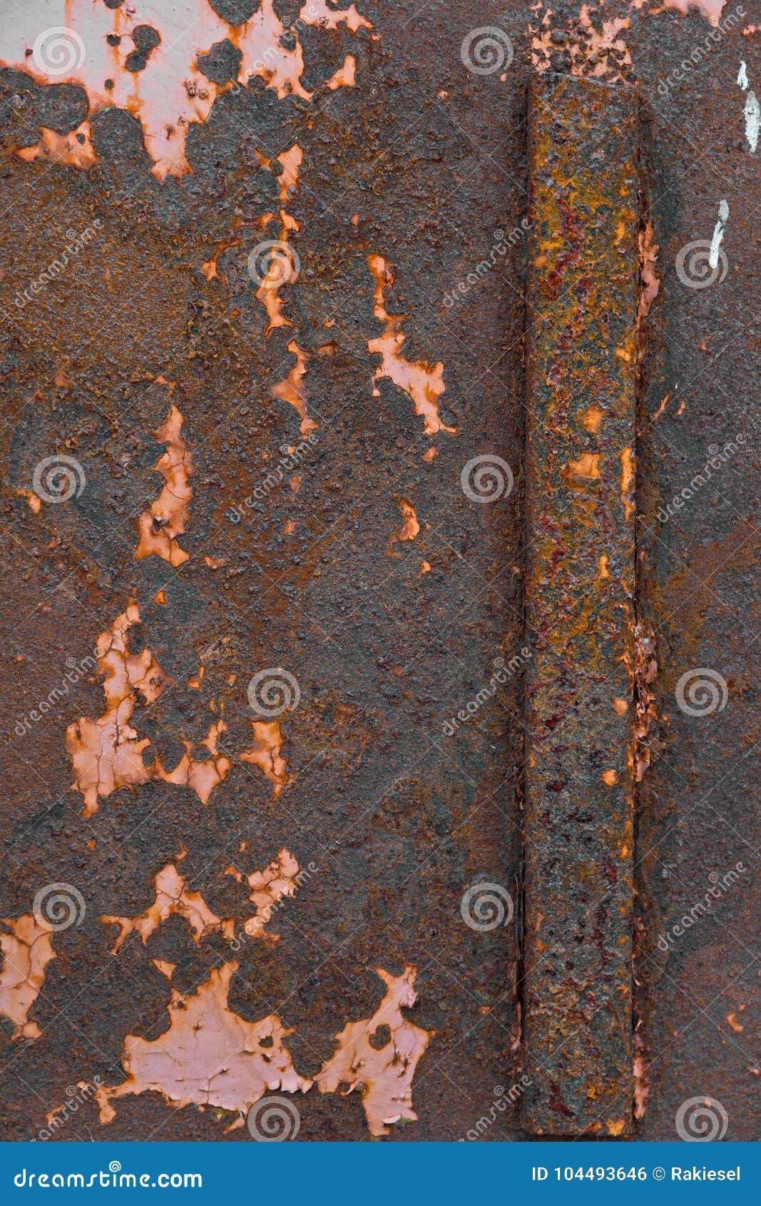 Placa oxidada do ferro foto de stock. Imagem de marrom - 104493646