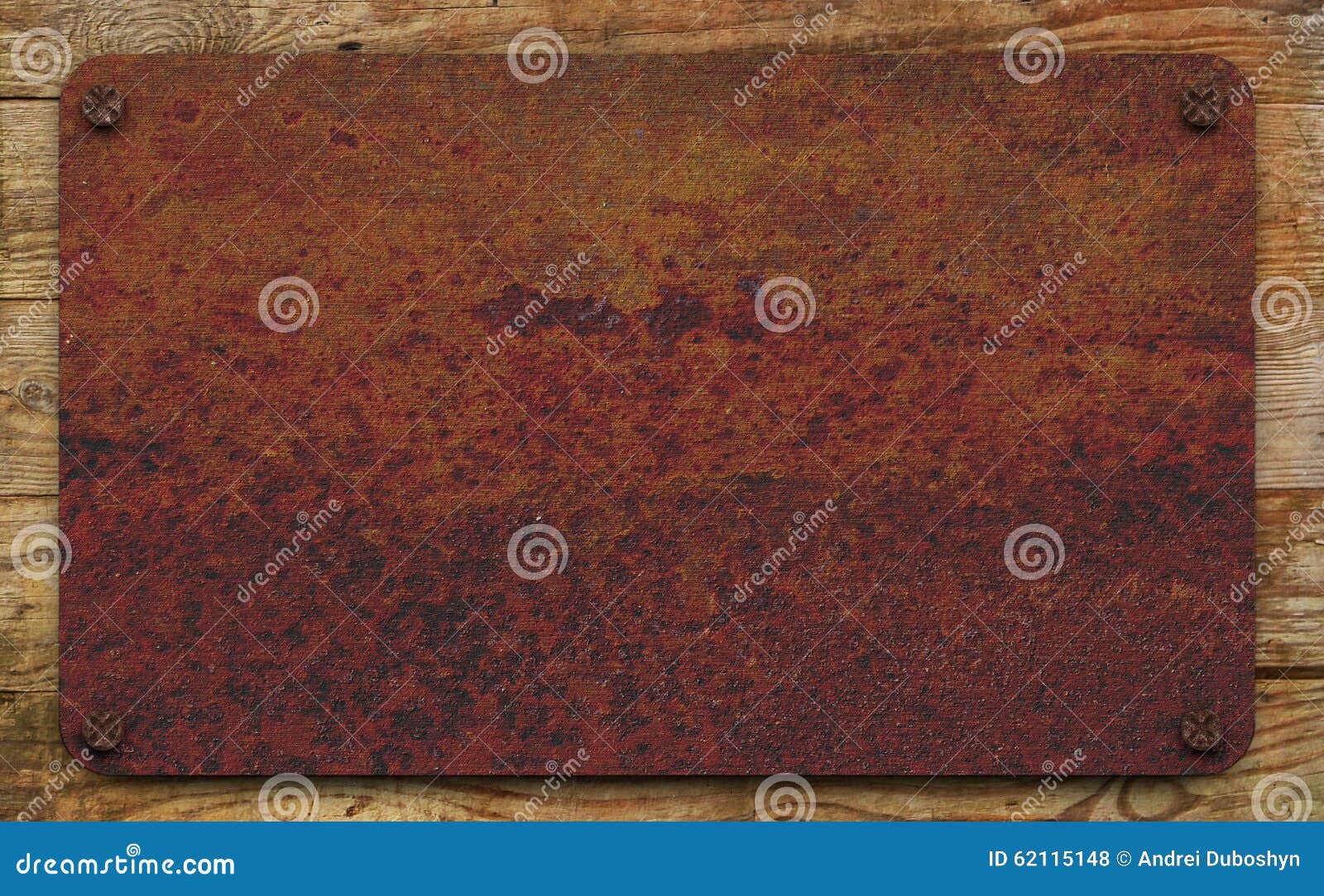 Placa oxidada en tableros foto de archivo. Imagen de imagen - 62115148