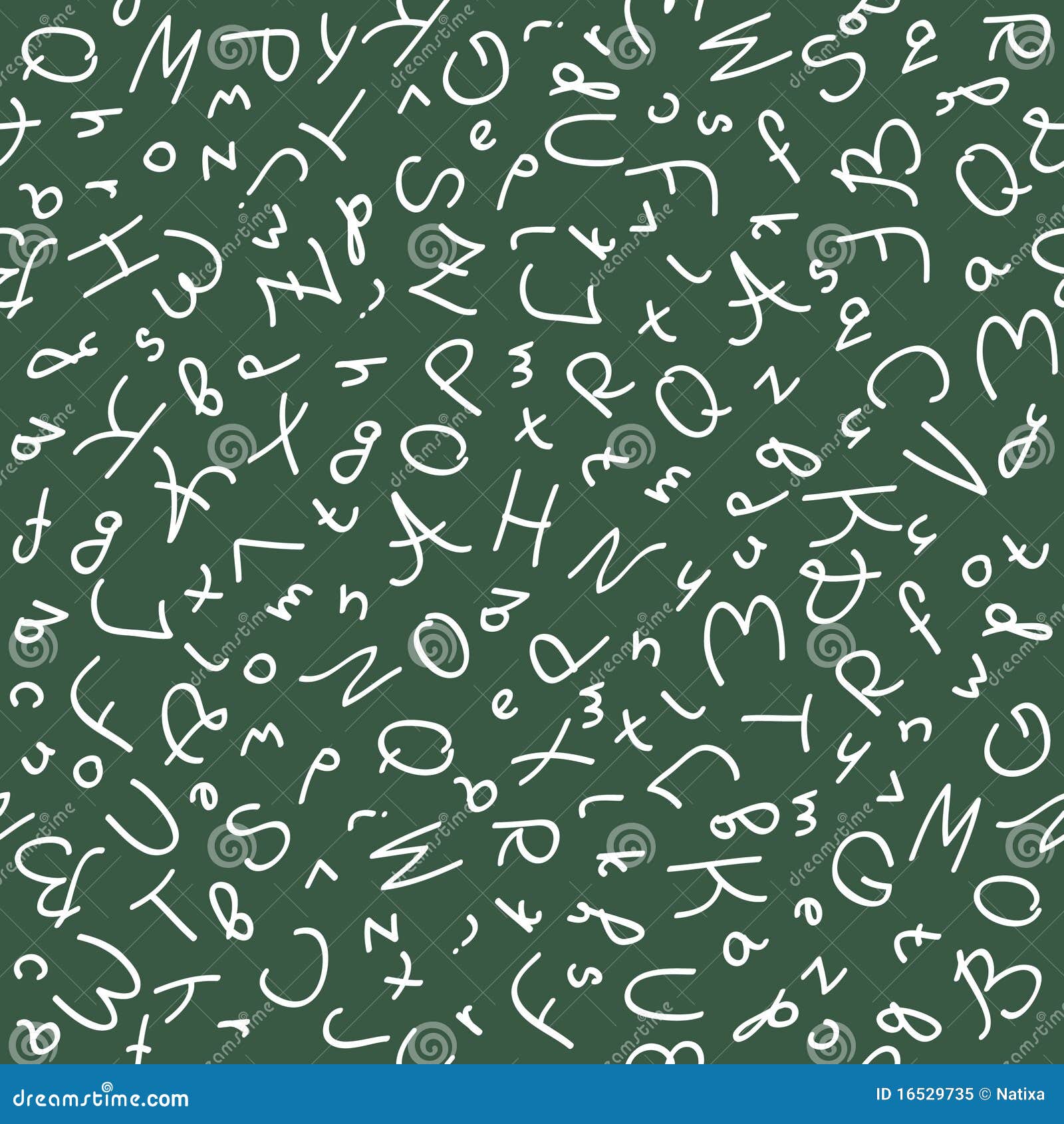 Placa Sem Emenda Da Classe Das Letras Ilustração do Vetor - Ilustração ...