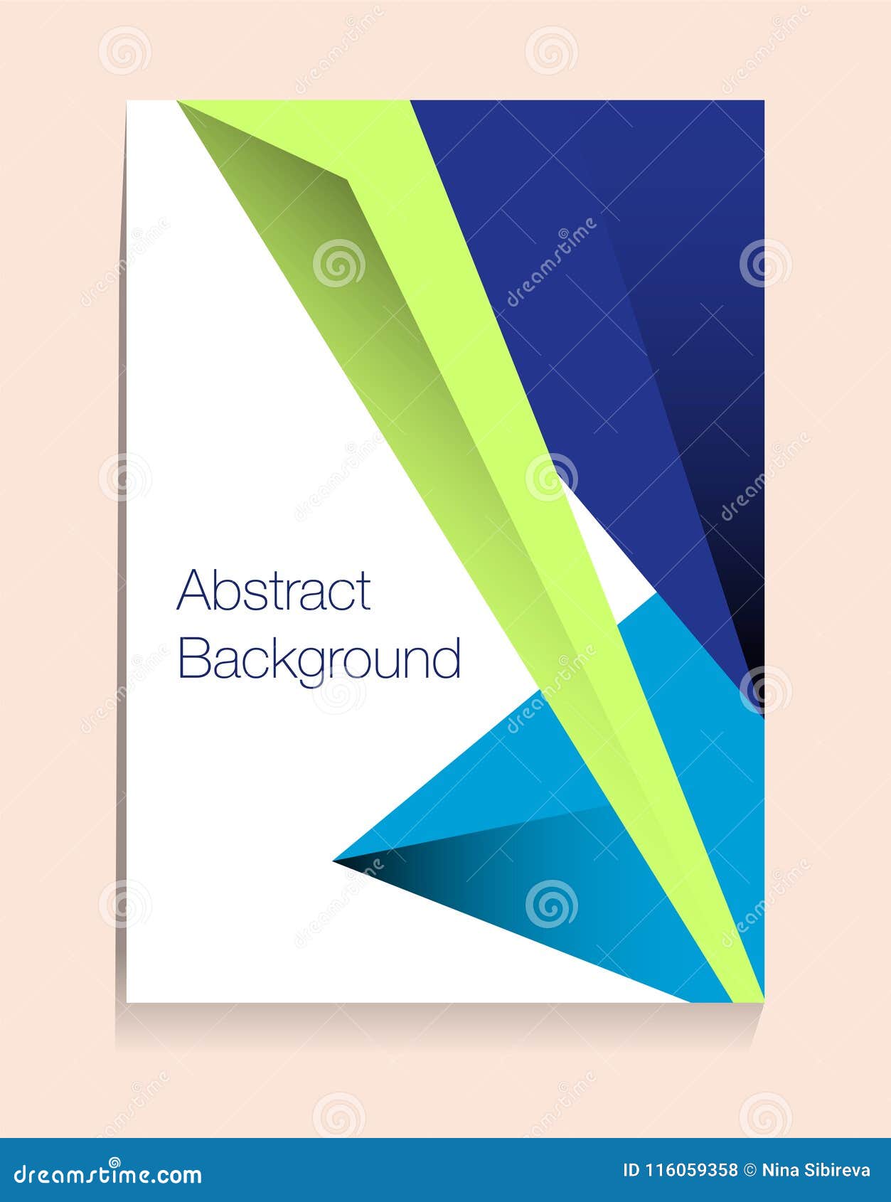 A4 template composition stock vector. Illustration of composition ...