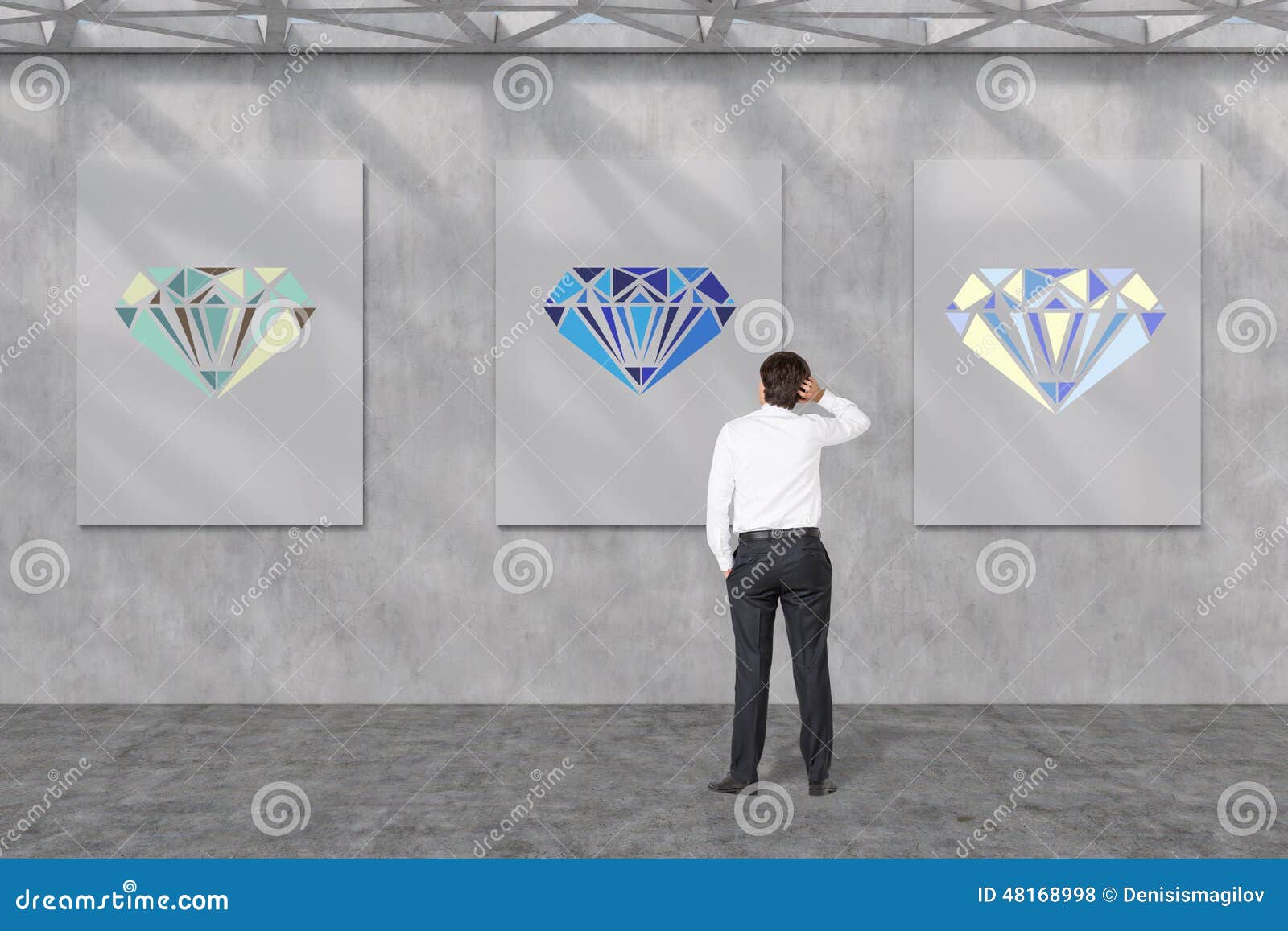 Placard with Drawing Brilliants Stock Photo - Image of blackboard ...