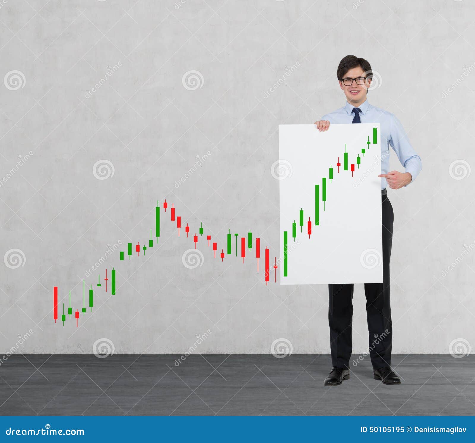 Placard With Drawing Chart Royalty-Free Stock Photography ...