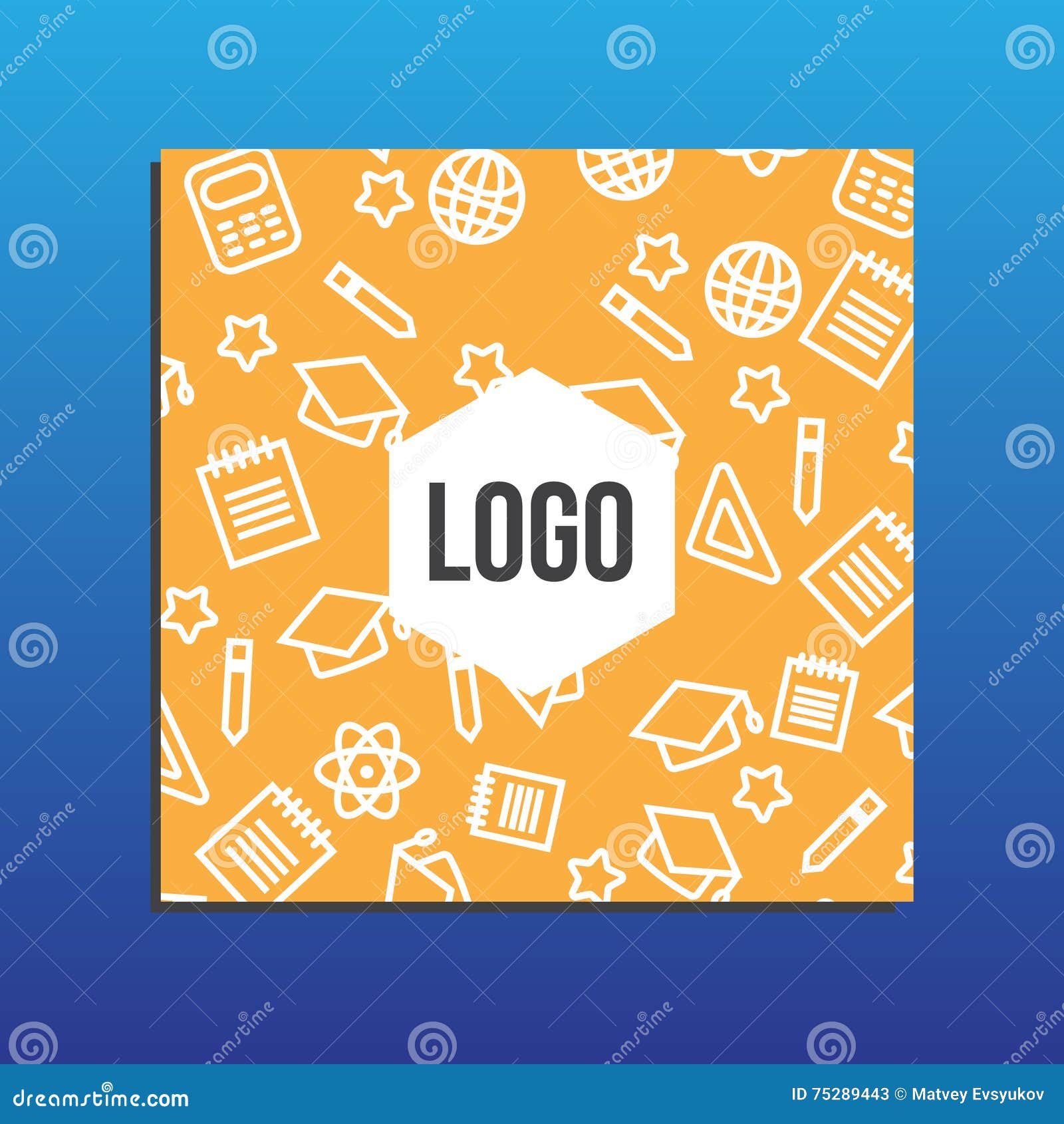 Placards or Banner with Back To School Pattern. Back To School B Stock ...