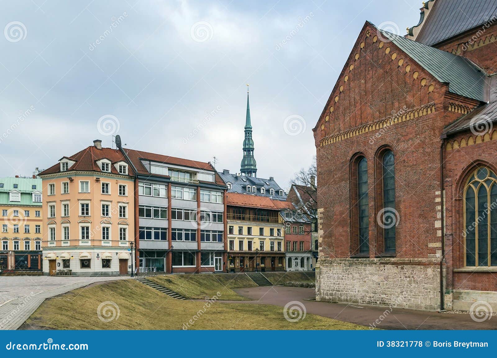 Place de dôme, Riga photo stock. Image of ville, riga - 38321778