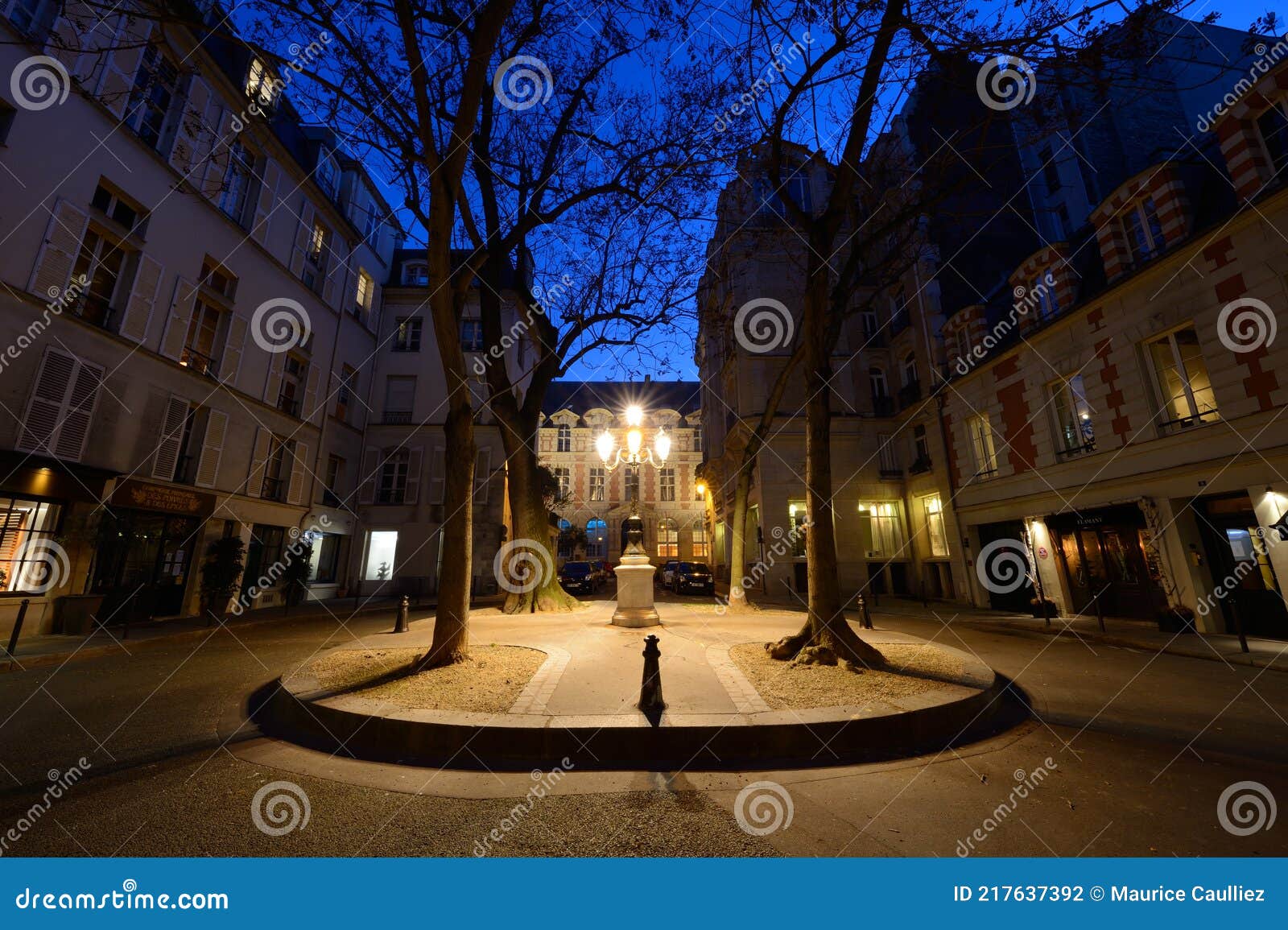 The Place De Furstenberg in the Heart of Paris Editorial Photography ...