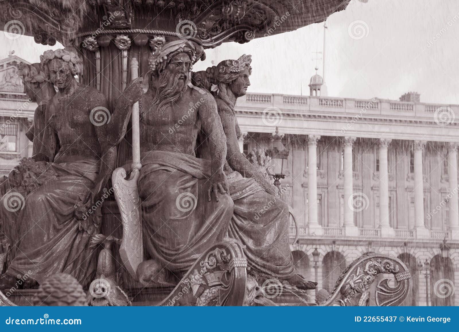 Place De La Concorde Square in Paris Stock Image - Image of white ...