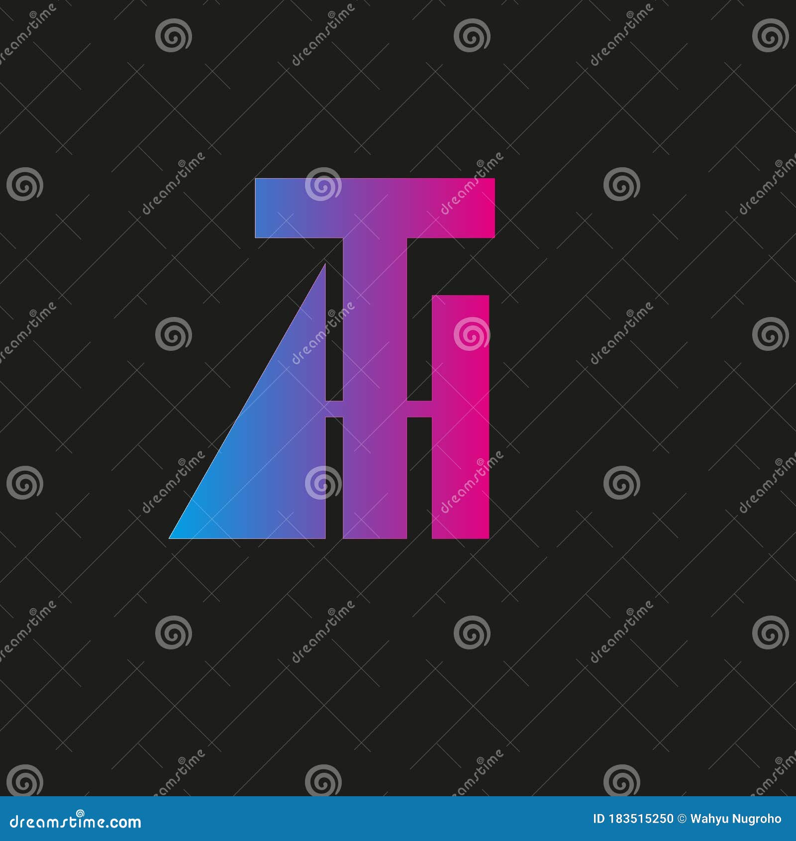 Place Et Triangle De Gradient De Logo Illustration de Vecteur ...