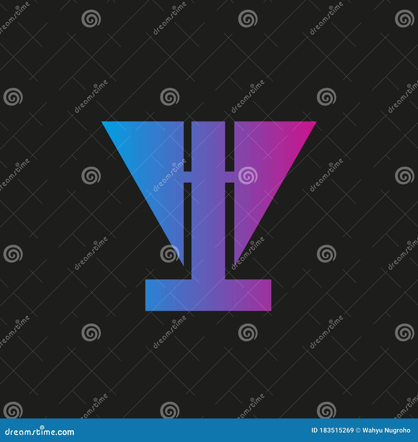 Place Et Triangle De Gradient De Logo Illustration de Vecteur ...