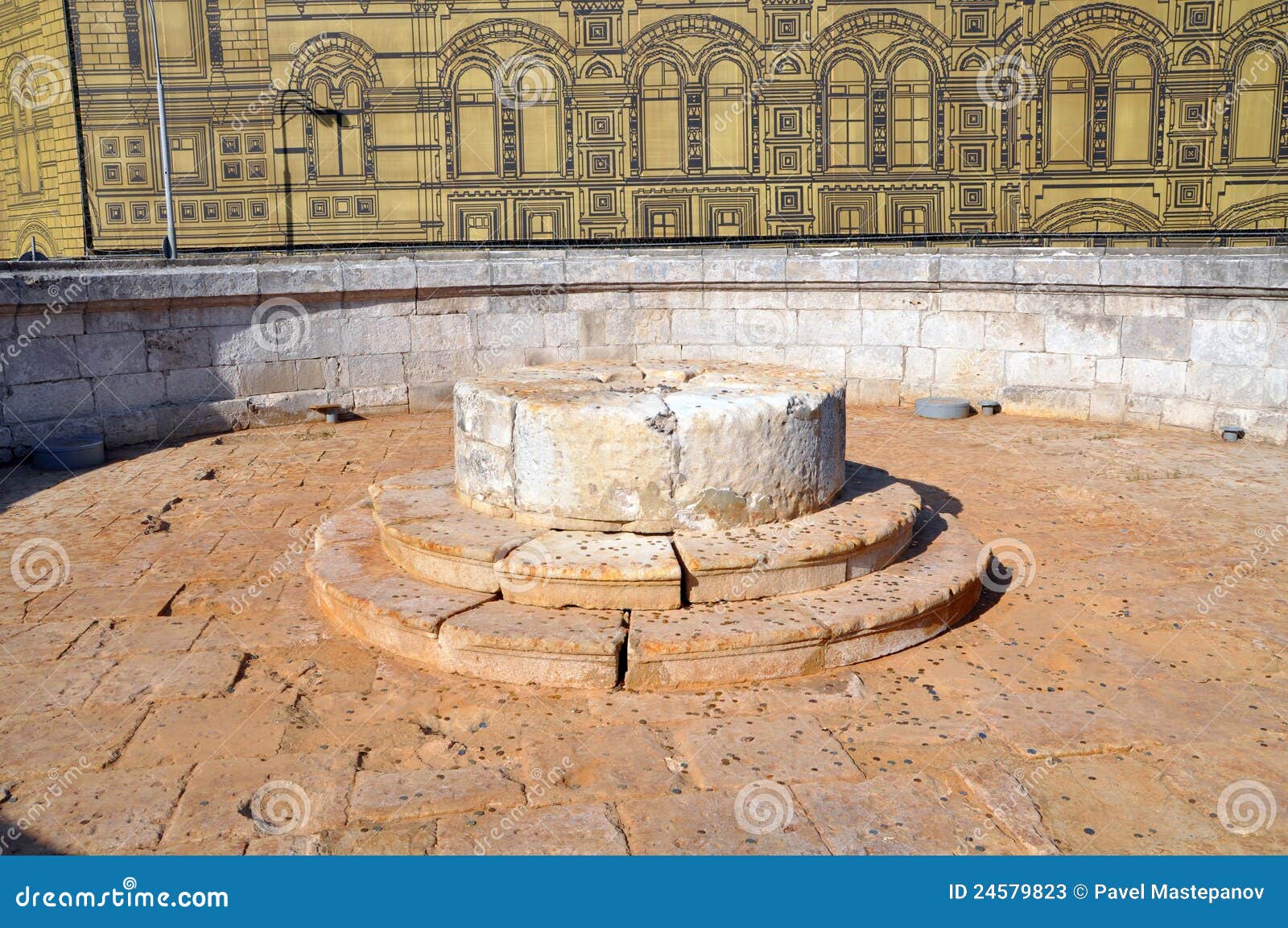 Place of Execution. Red Square Stock Image - Image of superstition ...