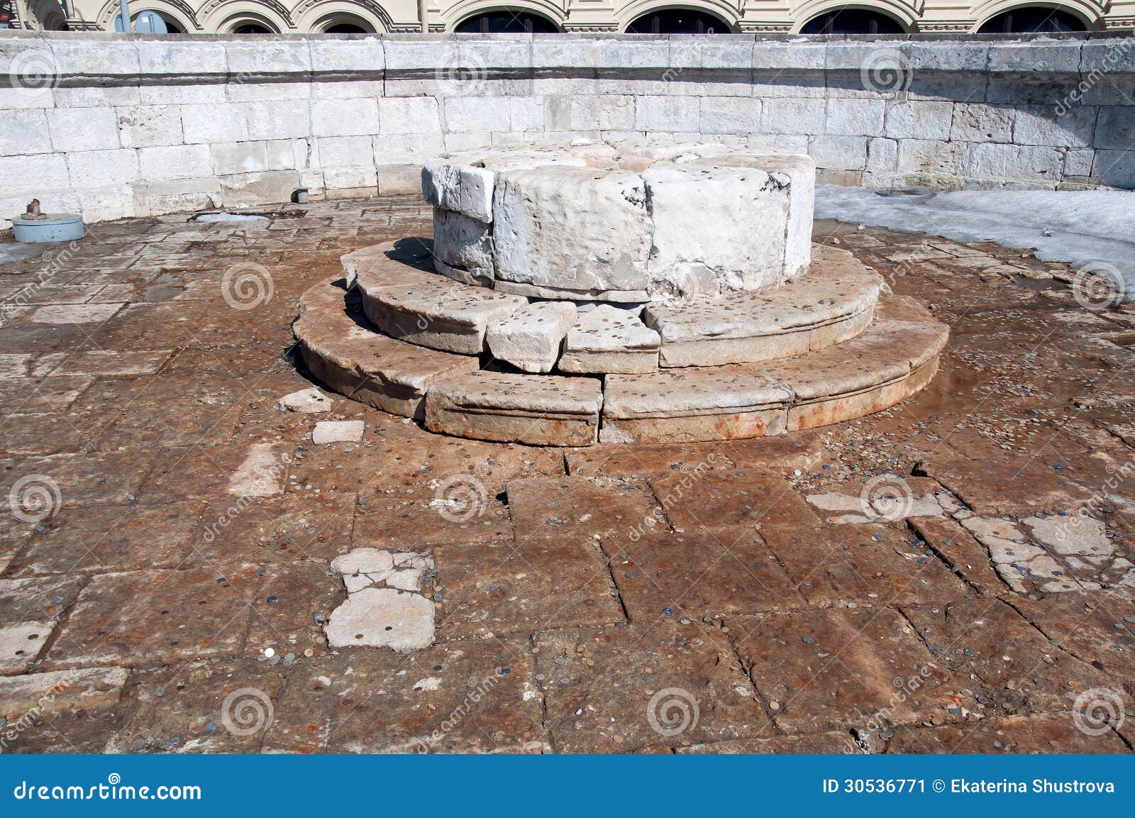 Place of Execution,Red Square. Moscow Stock Image - Image of execution ...