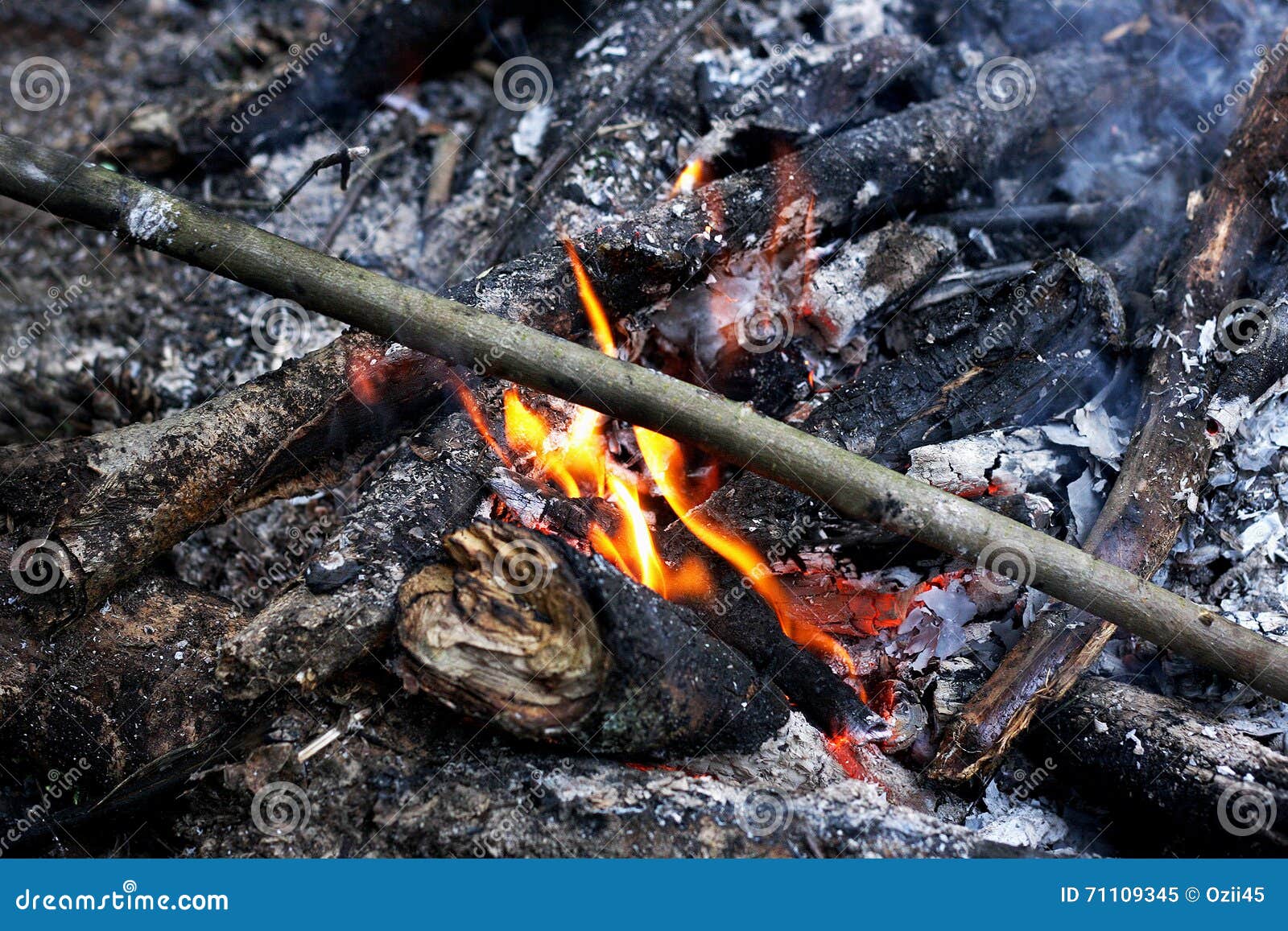 Place Extinguished the Fire. Stock Image - Image of burnt, black: 71109345