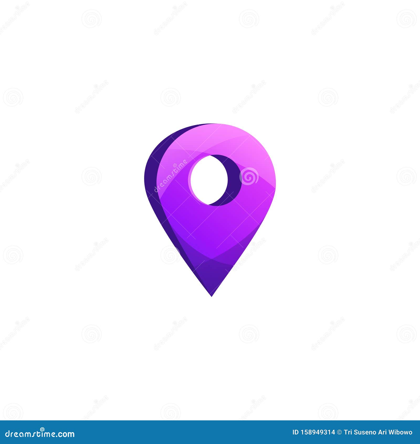 Place Logo Design Vector Illustration Stock Illustration - Illustration ...