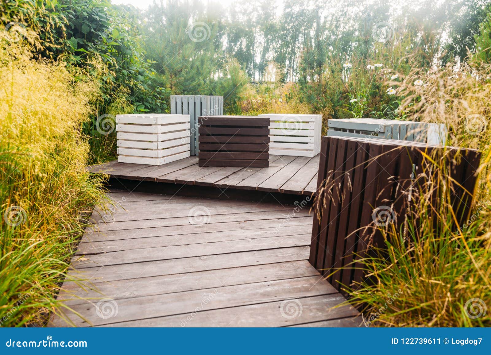 Place for Rest Outdoor Relax Zone Stock Image - Image of grass, picnic ...