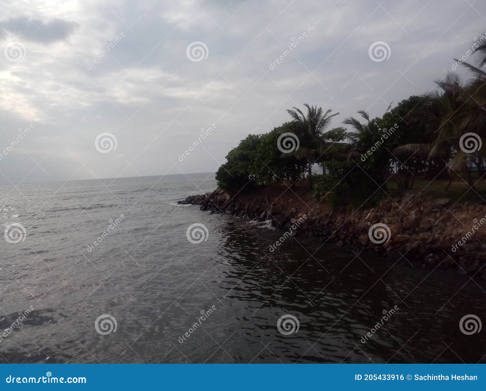 A Place a River Meet the Ocean Stock Photo - Image of wave, place ...