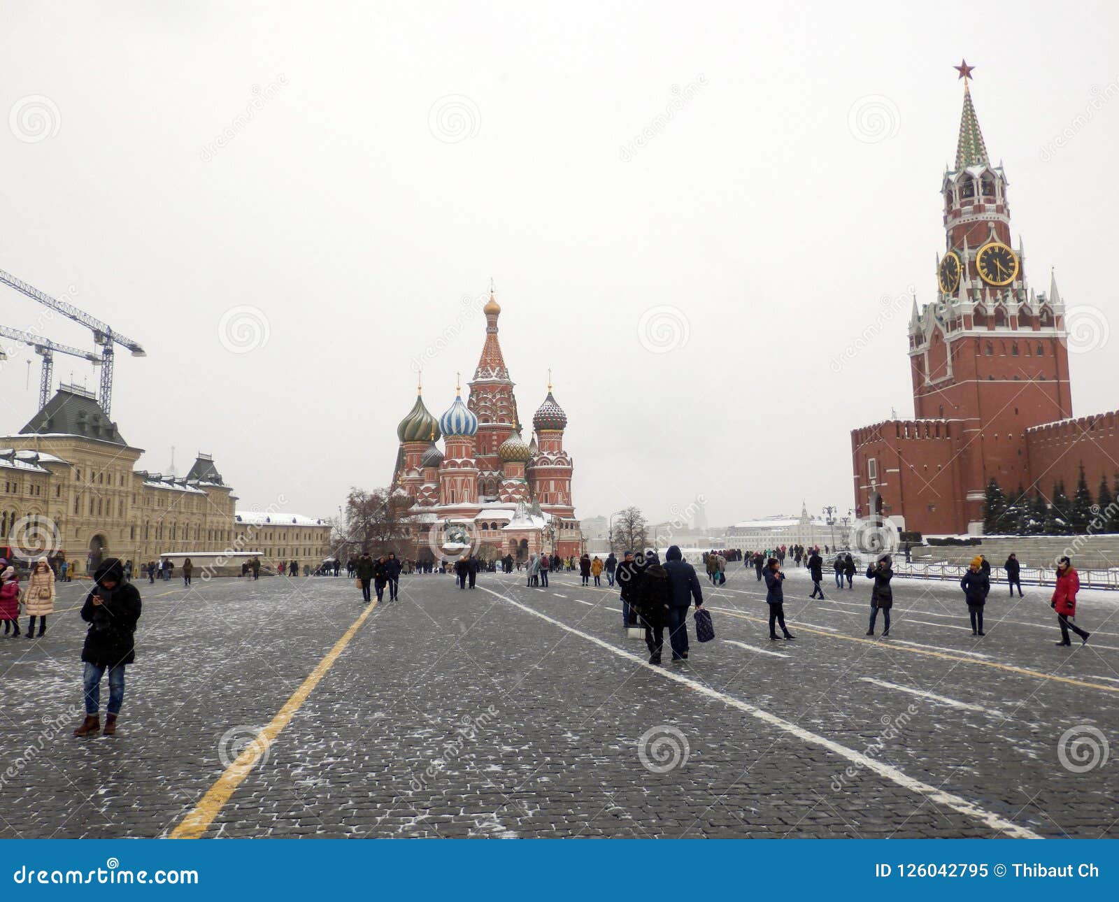 Place Rouge De Moscou En Hiver Image éditorial - Image du hiver ...