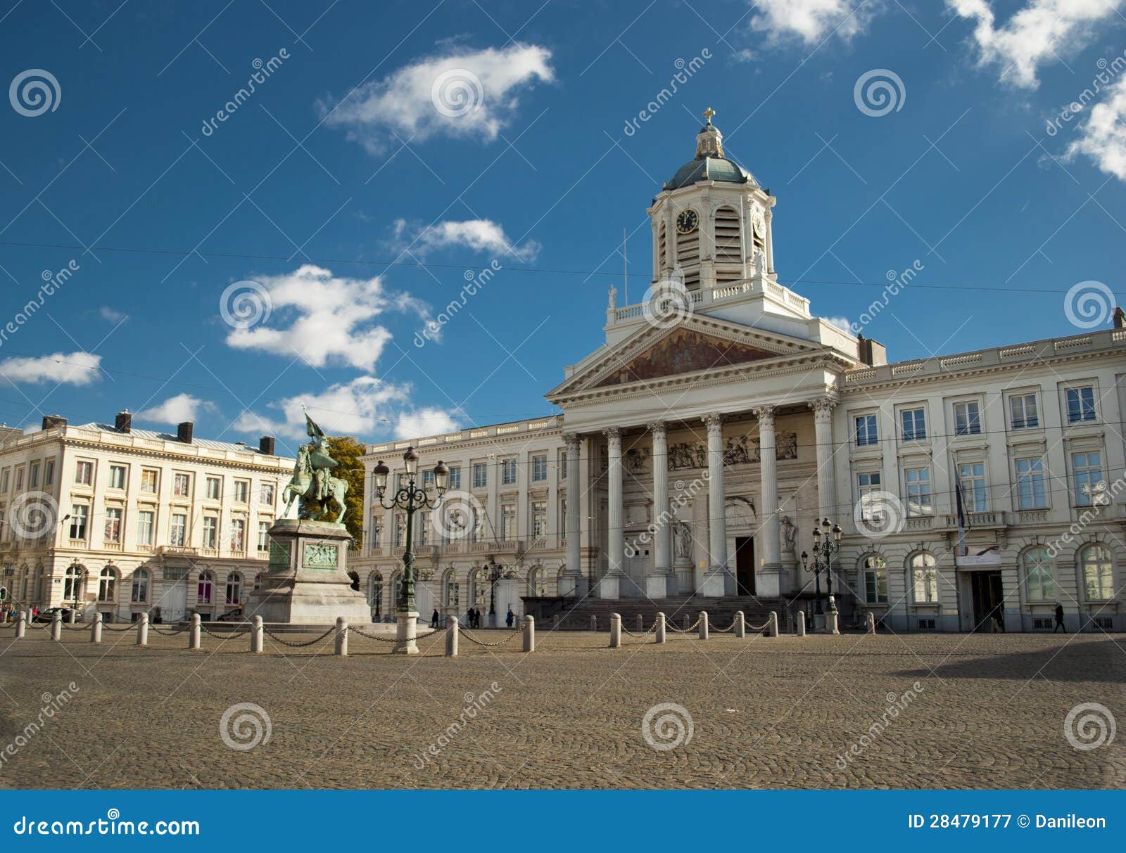 Place Royale in Brussels stock image. Image of palais - 28479177