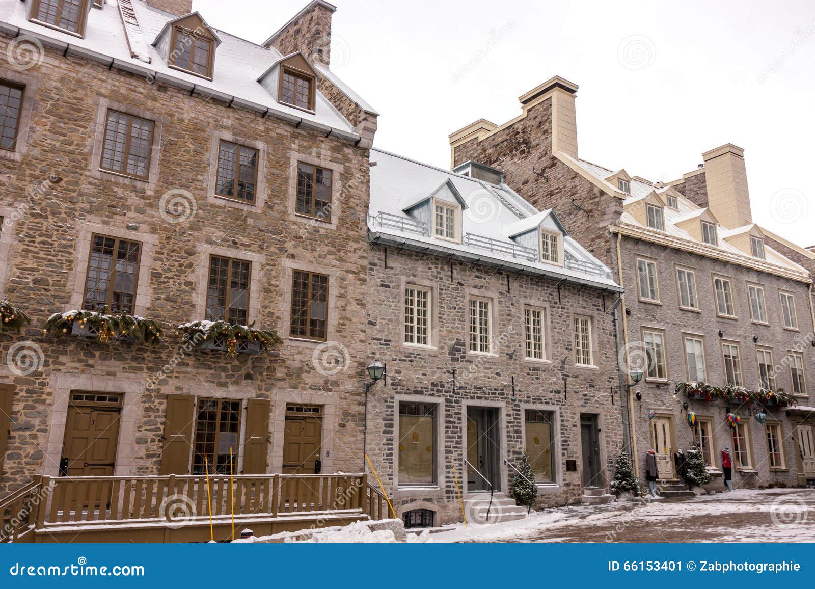Place Royale - Quebec City stock image. Image of tourism - 66153401