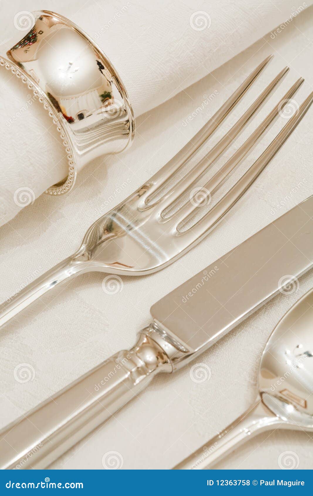 Place setting stock photo. Image of knife, dining, knives - 12363758