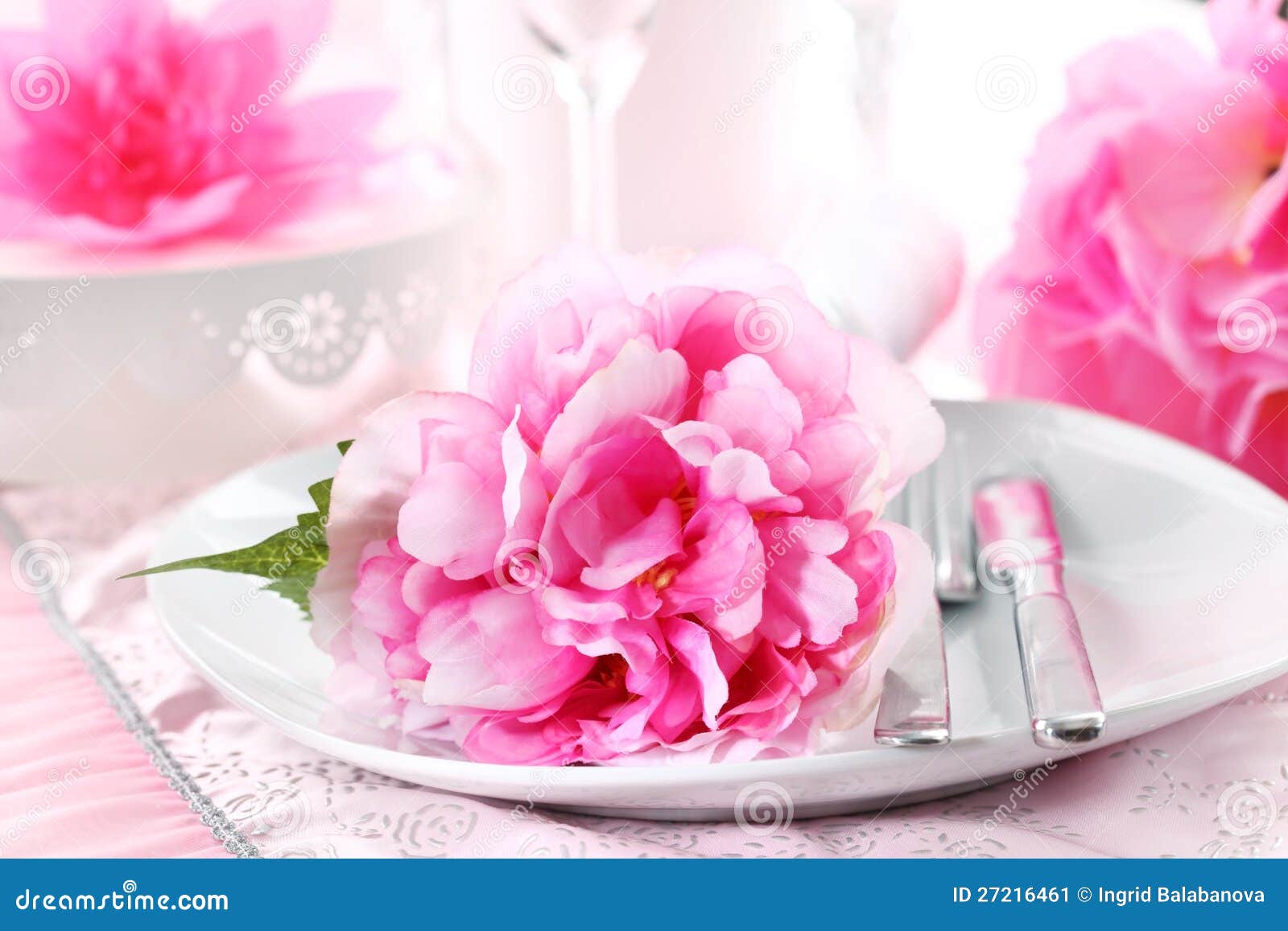 Place setting stock image. Image of catering, meal, decor - 27216461