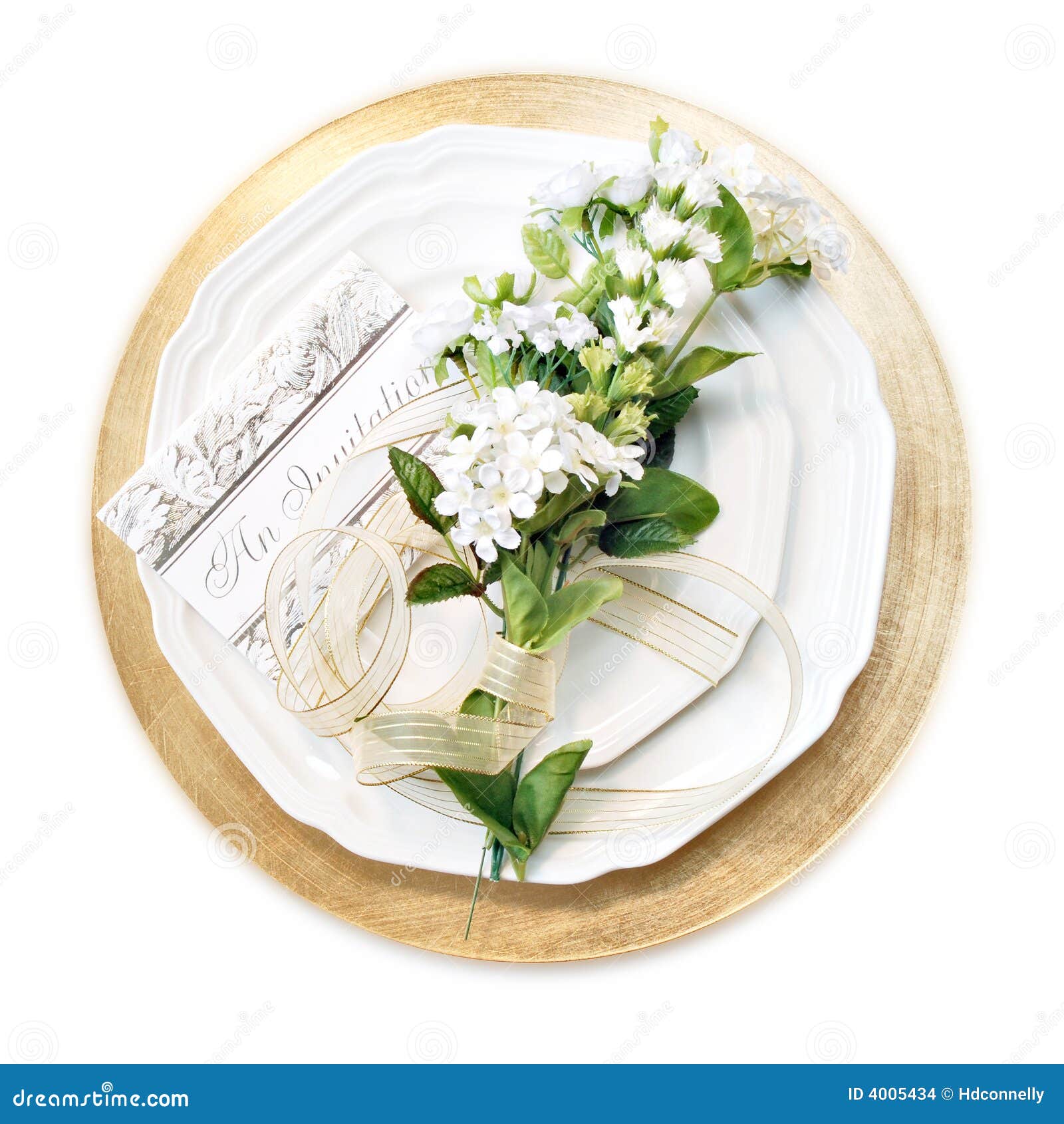 Place setting stock photo. Image of invitation, kitchen - 4005434