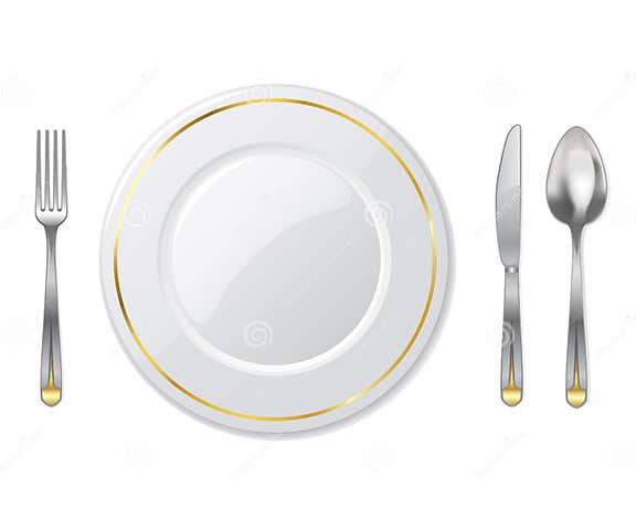 Place Setting - Vector Illustration Stock Vector - Illustration of ...