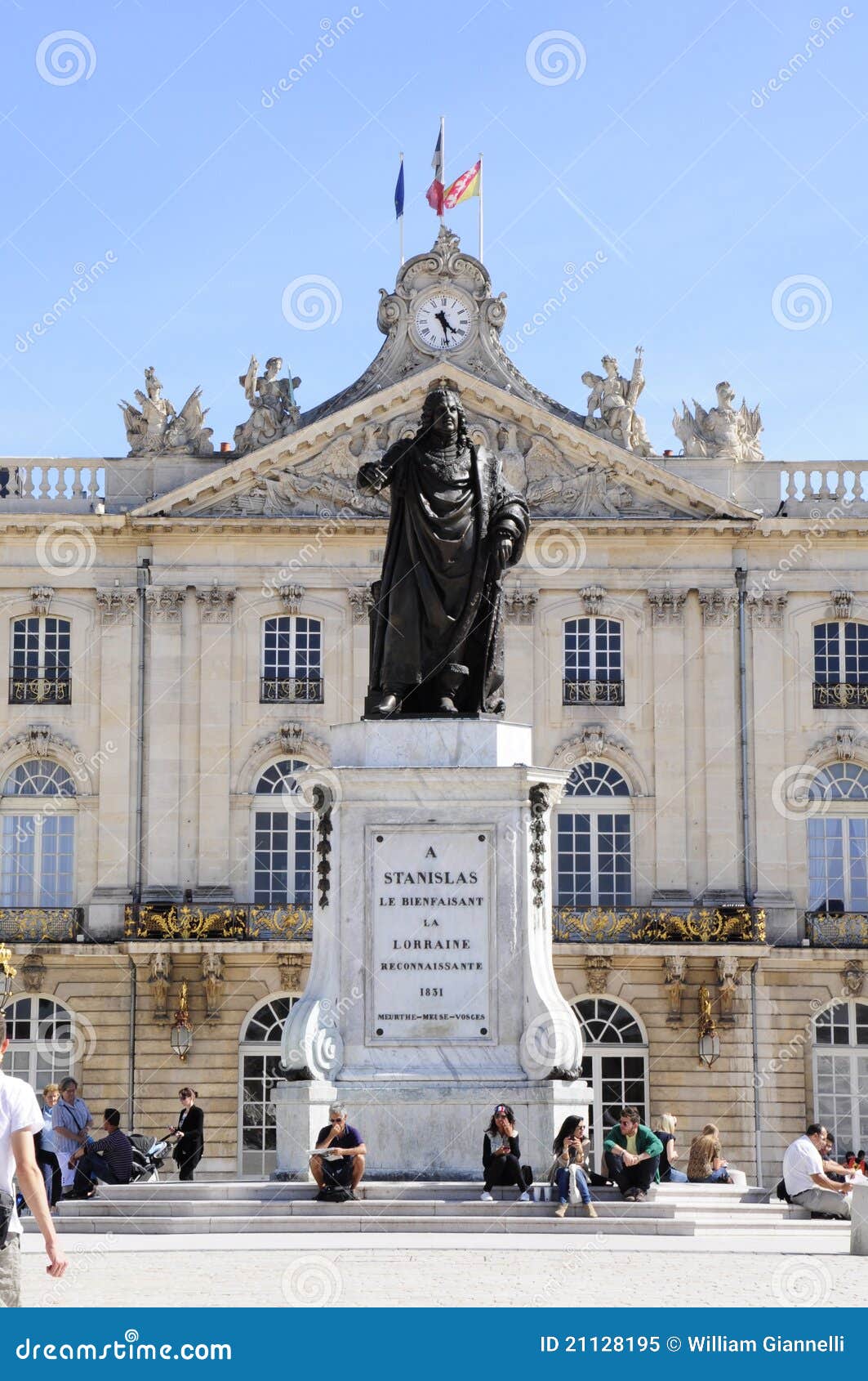 Place Stanislas (Nancy - France) Editorial Image - Image of ville, king ...