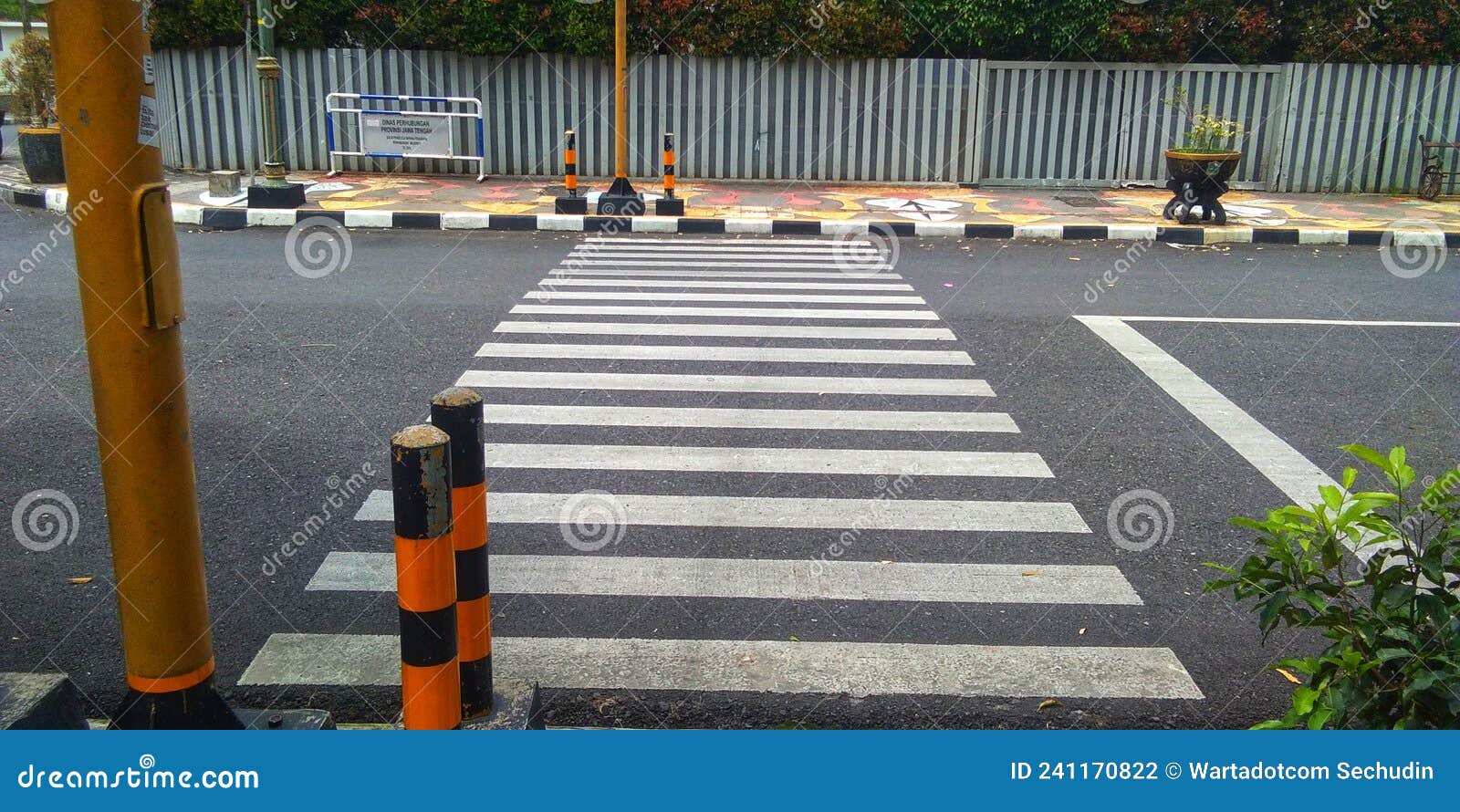 A Place To Cross the Street at a Red Light Stock Photo - Image of ...