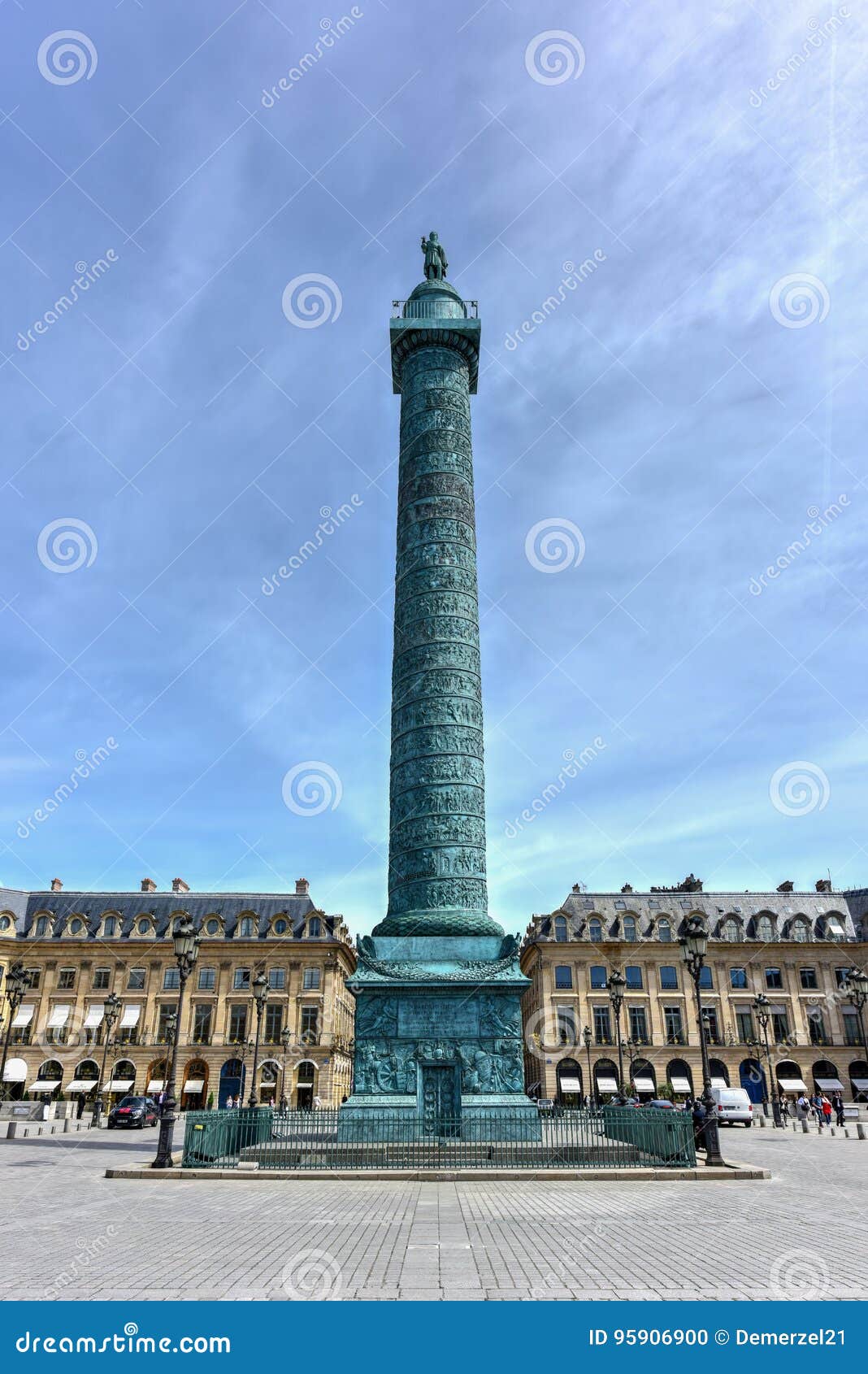 Place Vendome Column - Paris, France Editorial Image - Image of ...