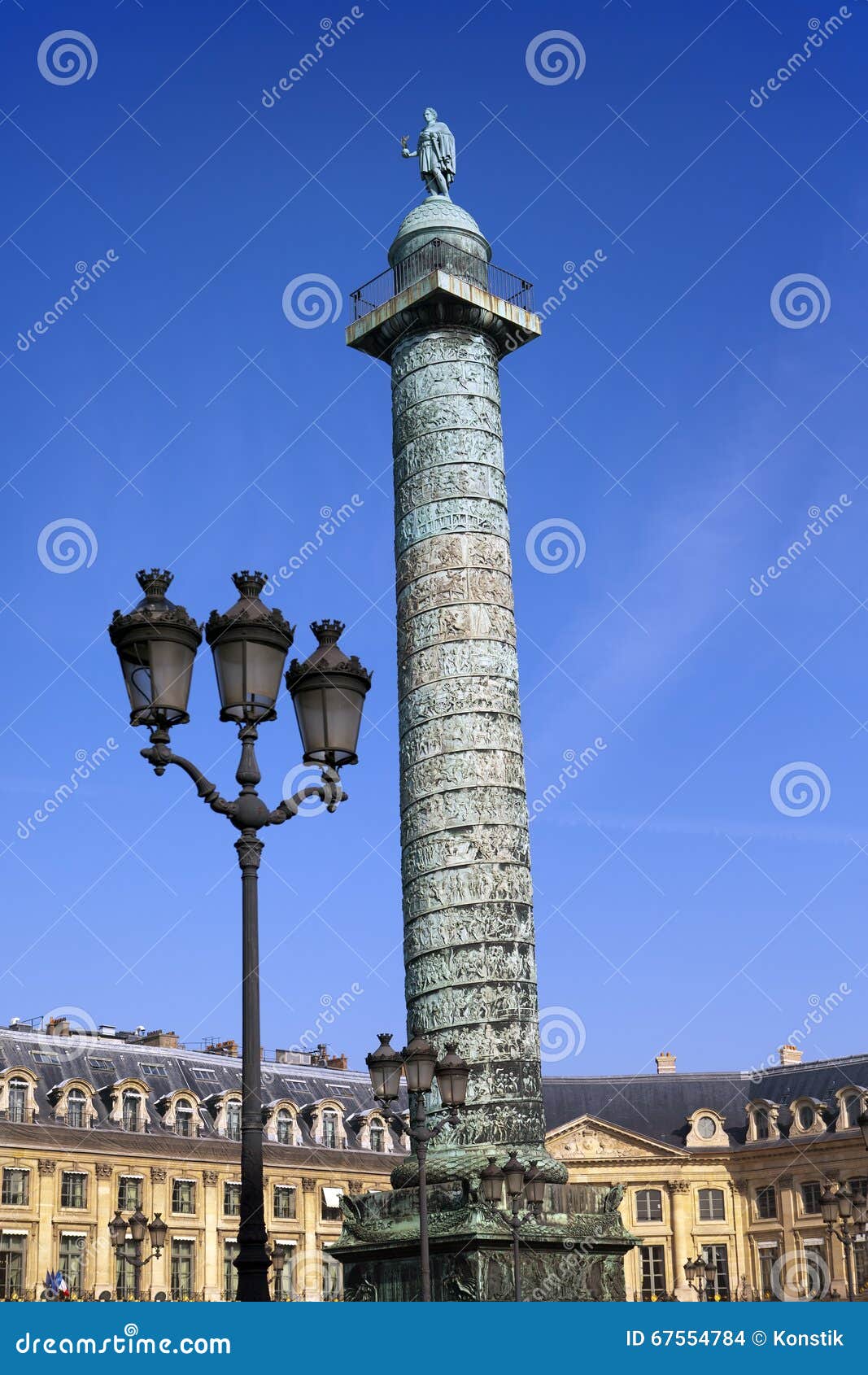 The Place Vendome in Paris, France Stock Photo - Image of place ...