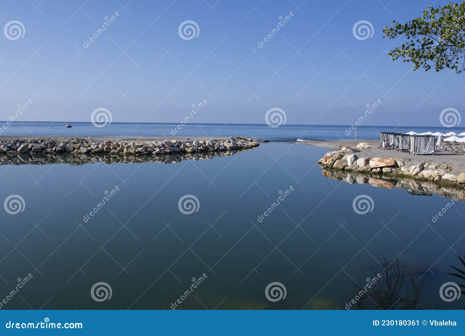 Place Where River Flowing into the Sea Editorial Photo - Image of ...