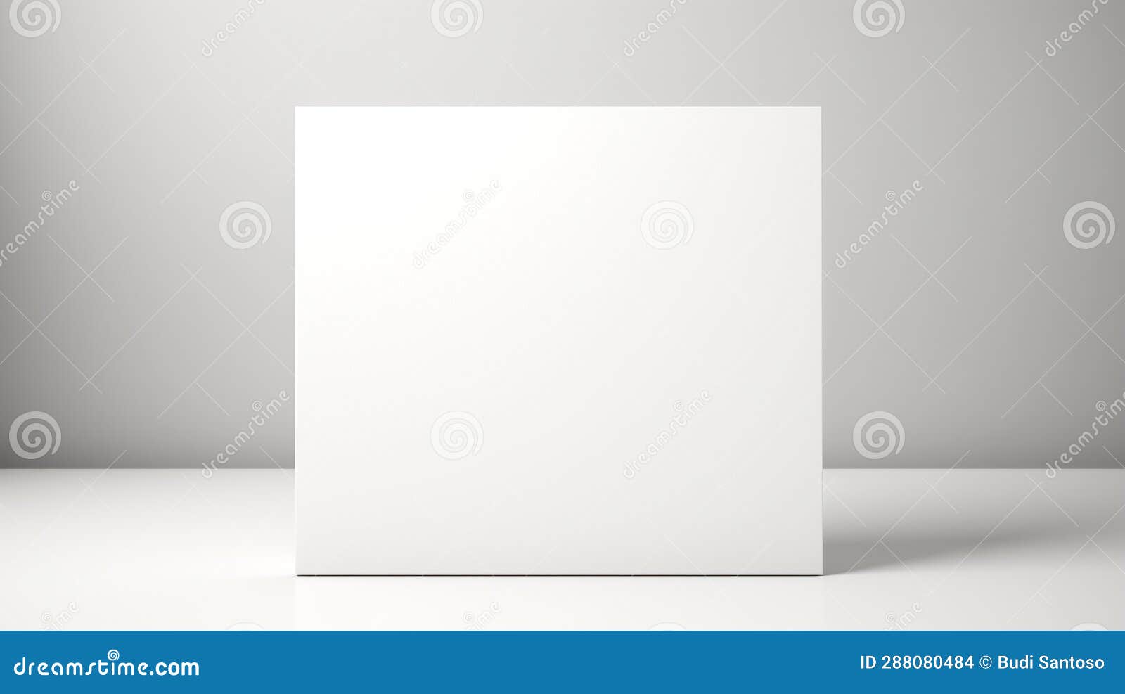 Empty Advertising Panel Generative AI Stock Illustration - Illustration ...