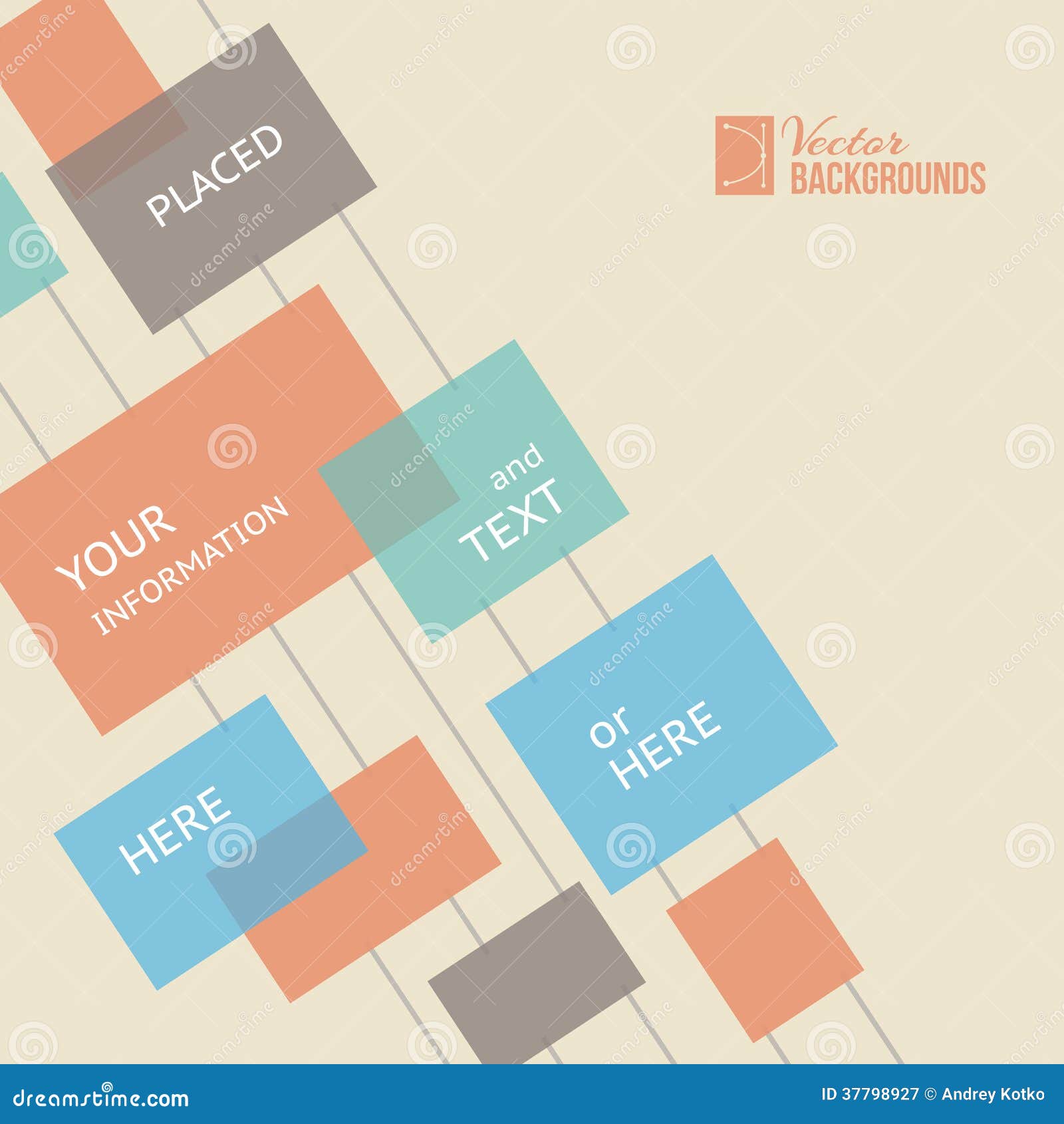 Place for Your Text Here. Template of Design Stock Vector ...