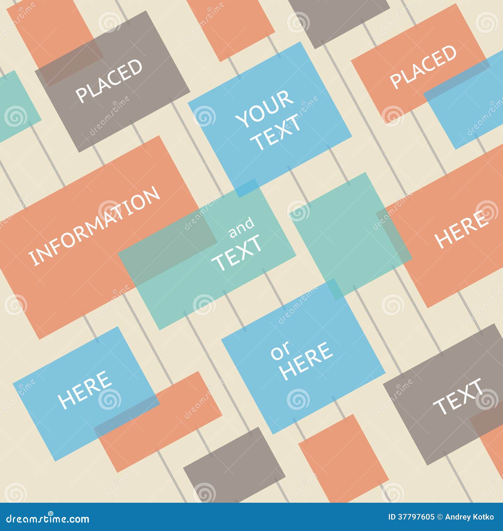 Place for Your Text Here. Template of Design Stock Vector ...