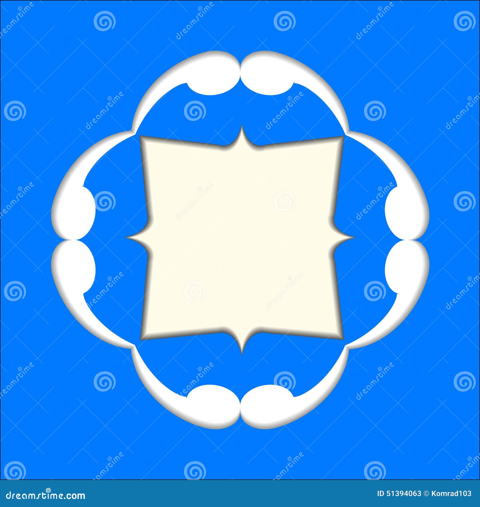 Place for your text stock vector. Illustration of brightly - 51394063