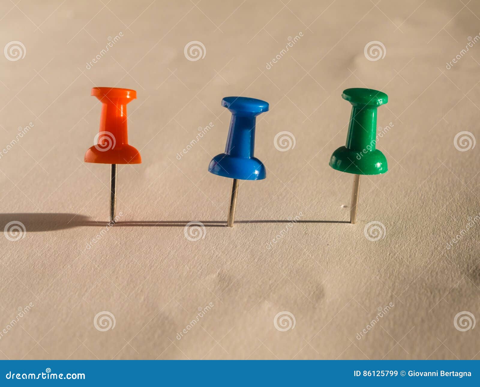 Placeholder Colored Pin for Office Use Stock Image - Image of business ...