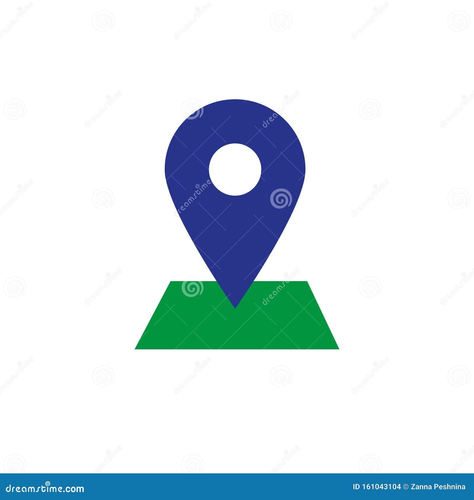 Placeholder Flat Symbol or Location Vector Icon Stock Vector ...