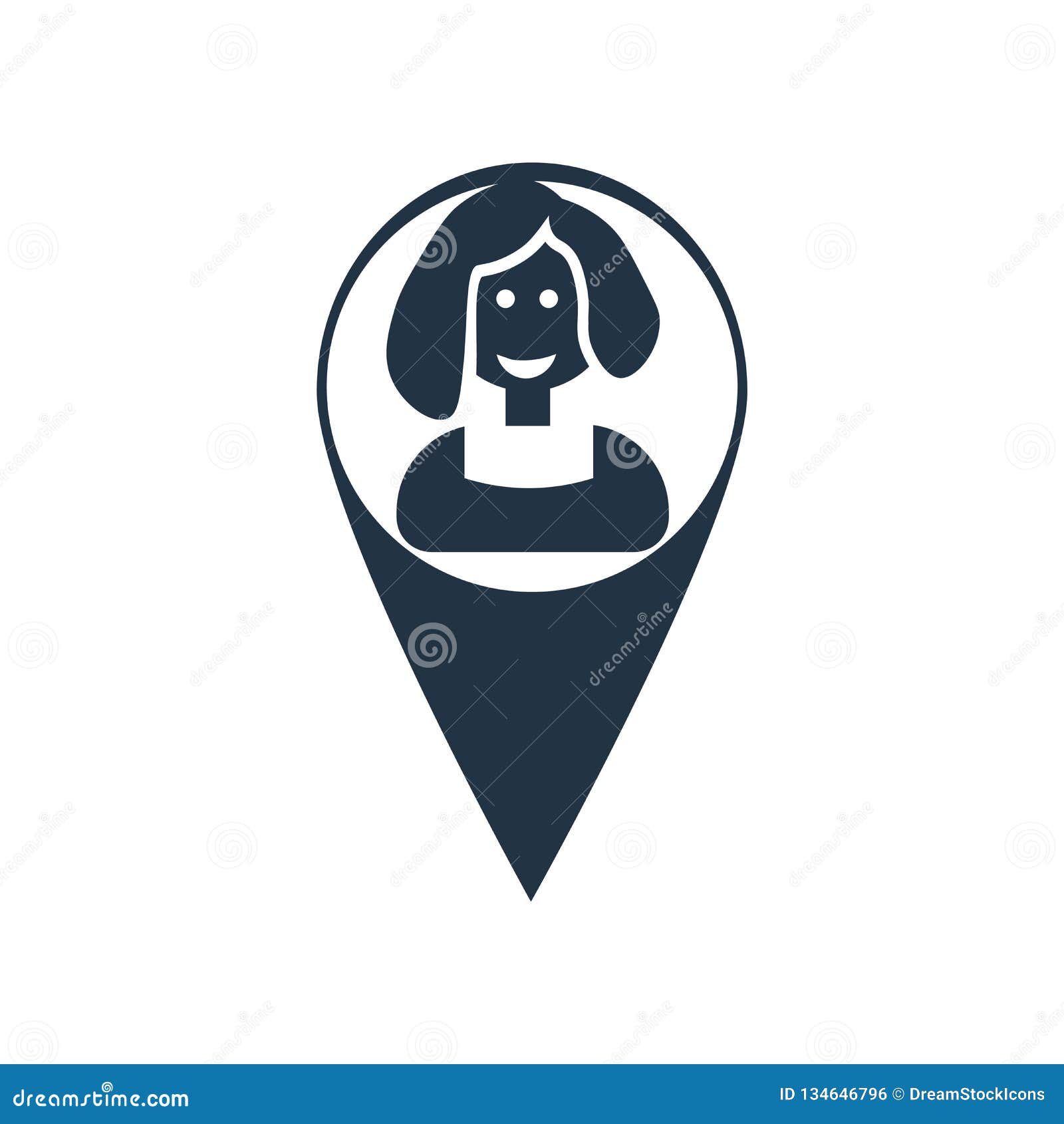 Placeholder Icon Vector Isolated on White Background, Placeholder Sign ...