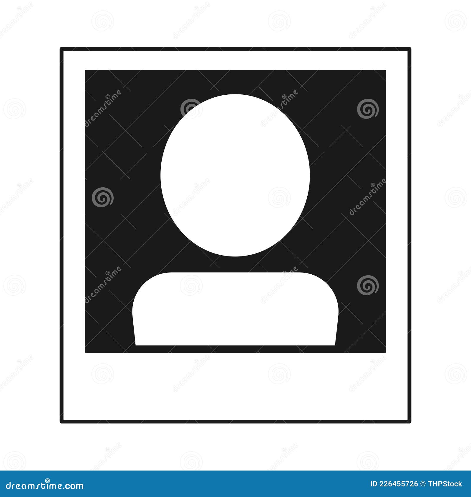 Placeholder Profile Photo Vector Stock Vector - Illustration of shot ...