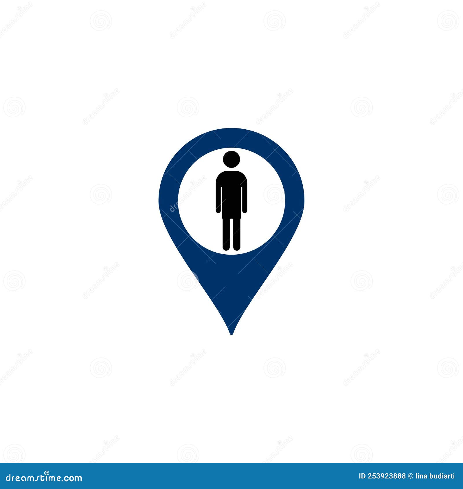 Placement Icon or Gathering Point Stock Vector - Illustration of ...