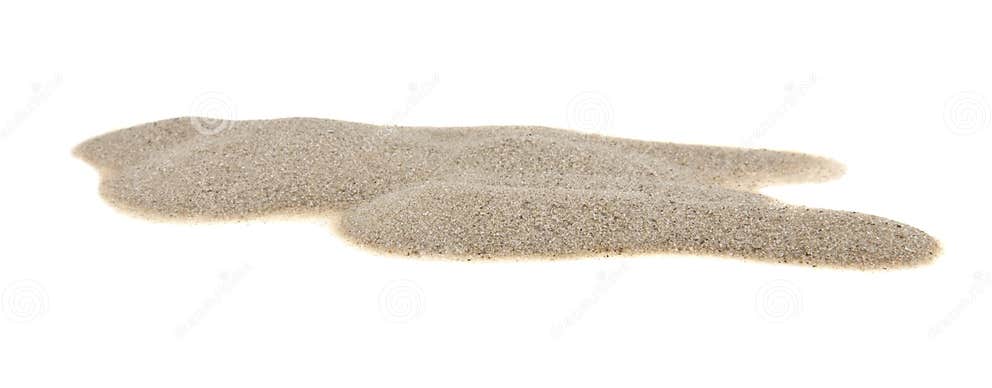 Placer River Sand Isolated on White Stock Photo - Image of explosion ...