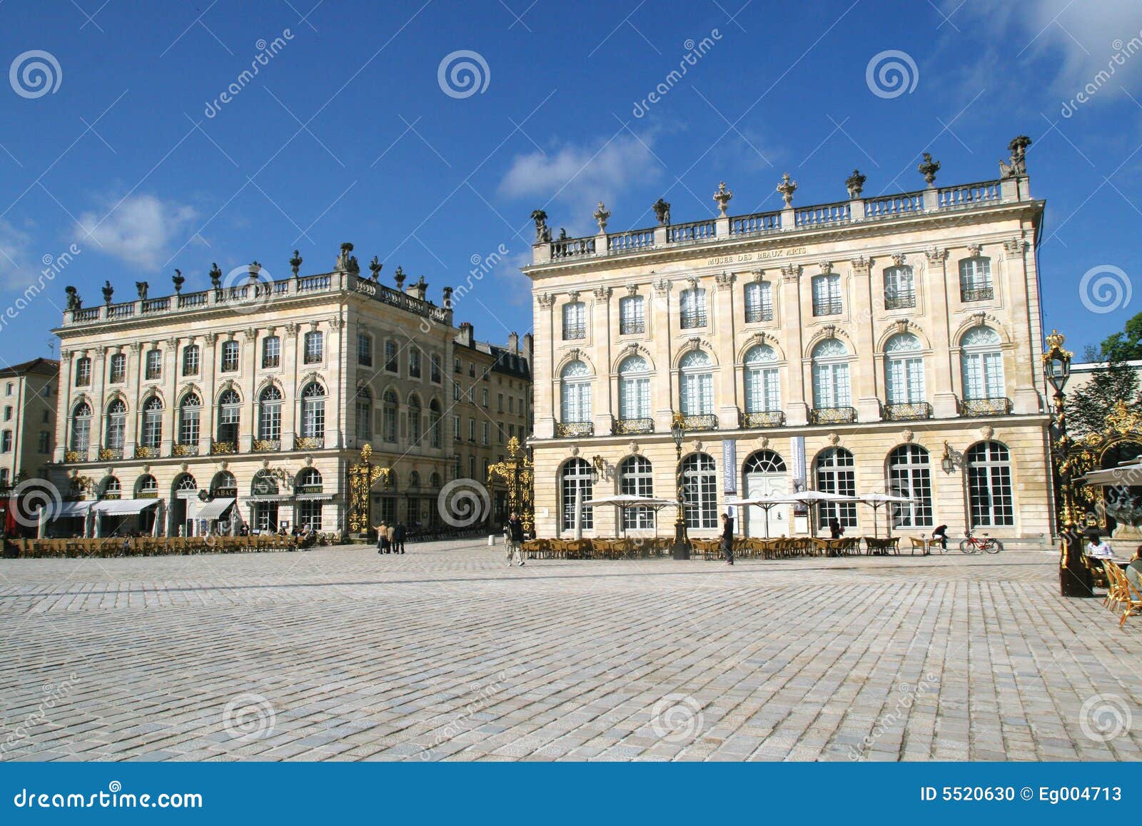 Placez Stanislas photo stock. Image du france, historique - 5520630