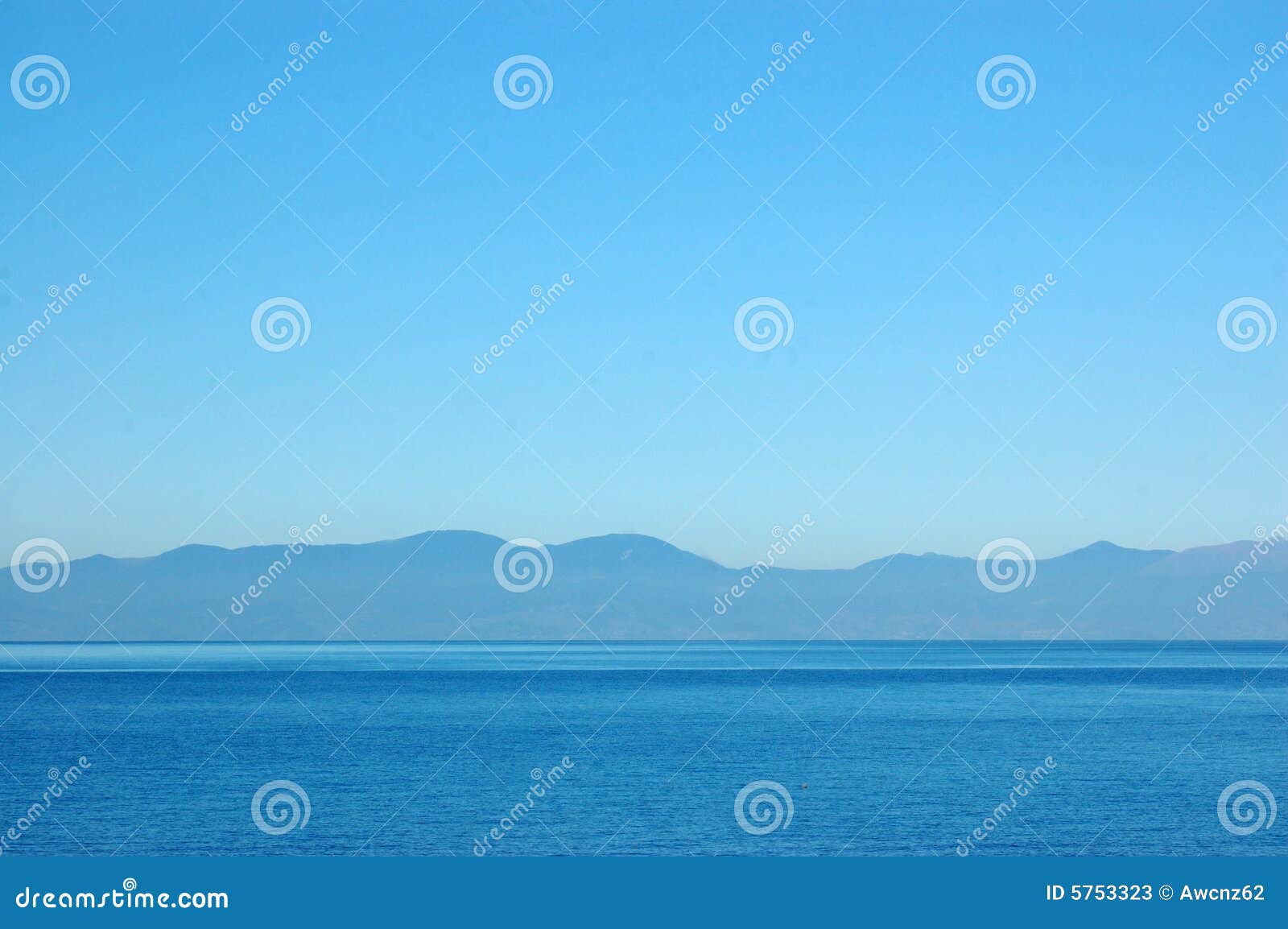 Placid seascape stock image. Image of calmness, oceania - 5753323