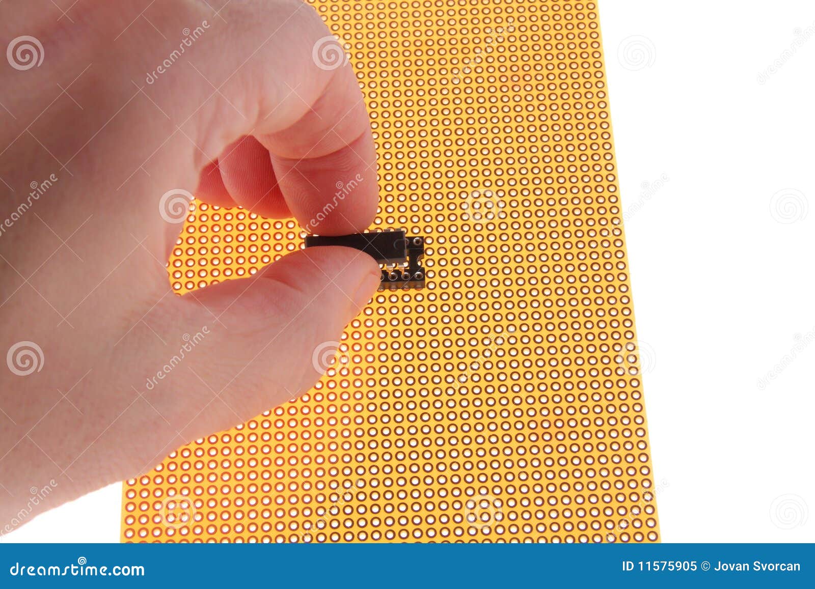 Placing chip stock image. Image of back, capacitor, hobby - 11575905