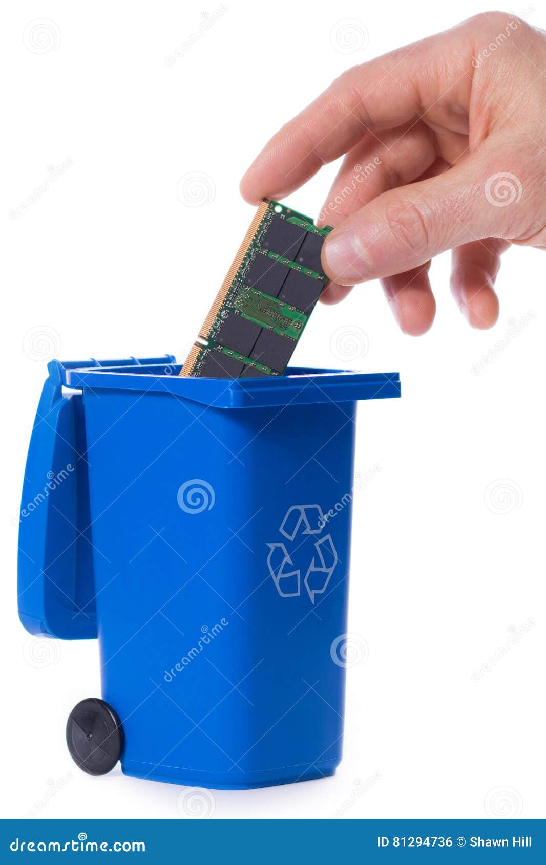 Recycling Computer Memory stock photo. Image of memory - 81294736
