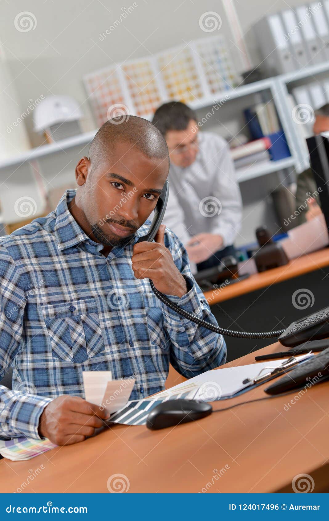 Placing a telephone order stock photo. Image of smart - 124017496