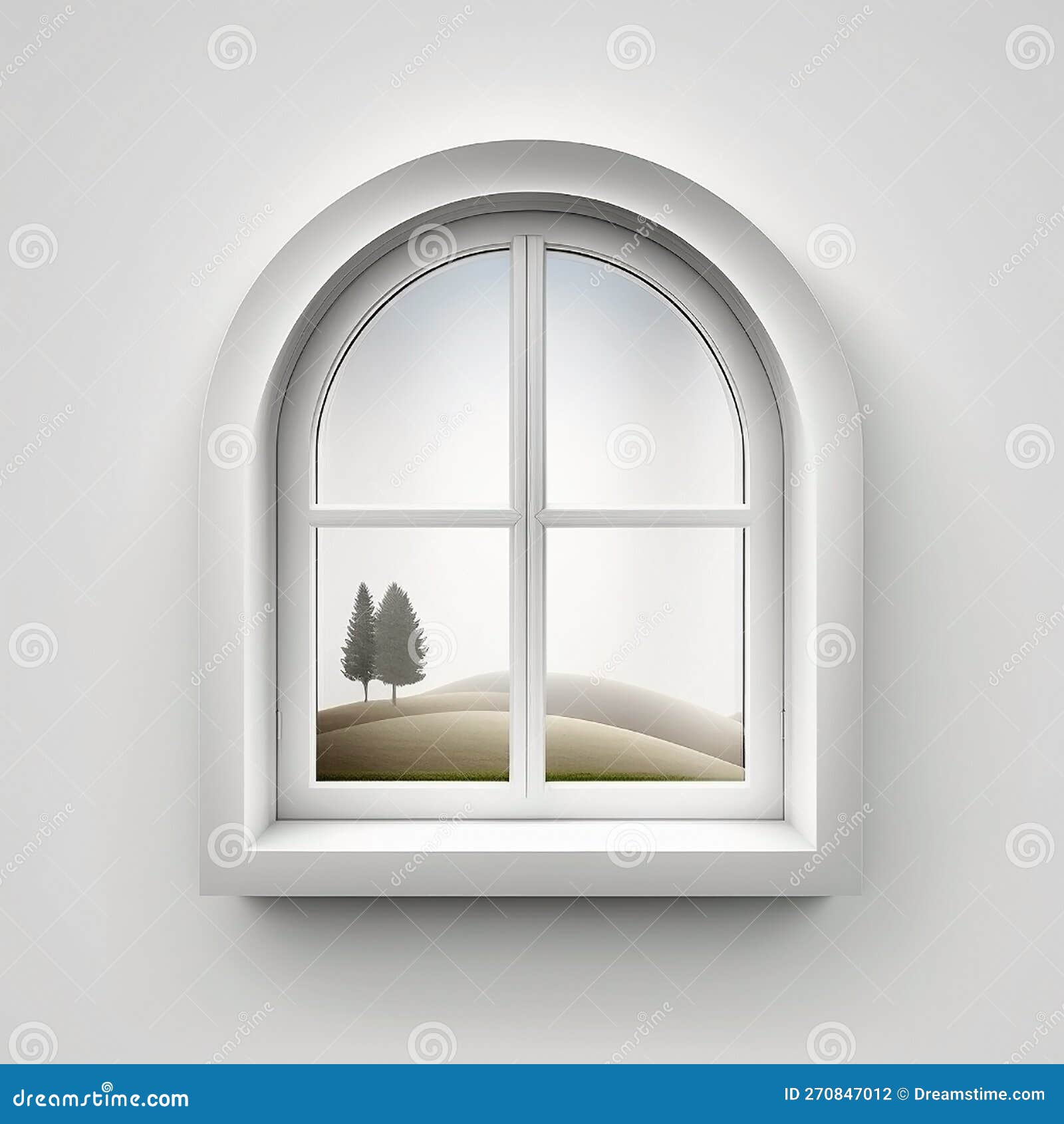 Plactic Window Simple on White Background 4 Stock Illustration ...